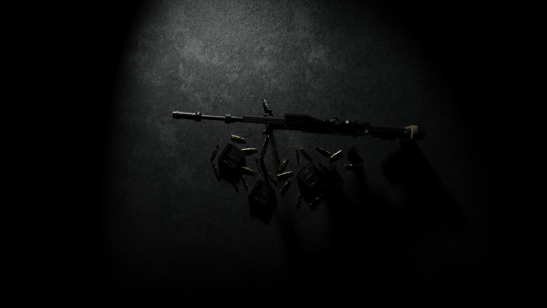 ArtStation - Apocalipt 50R Sniper Rifle | Game Assets