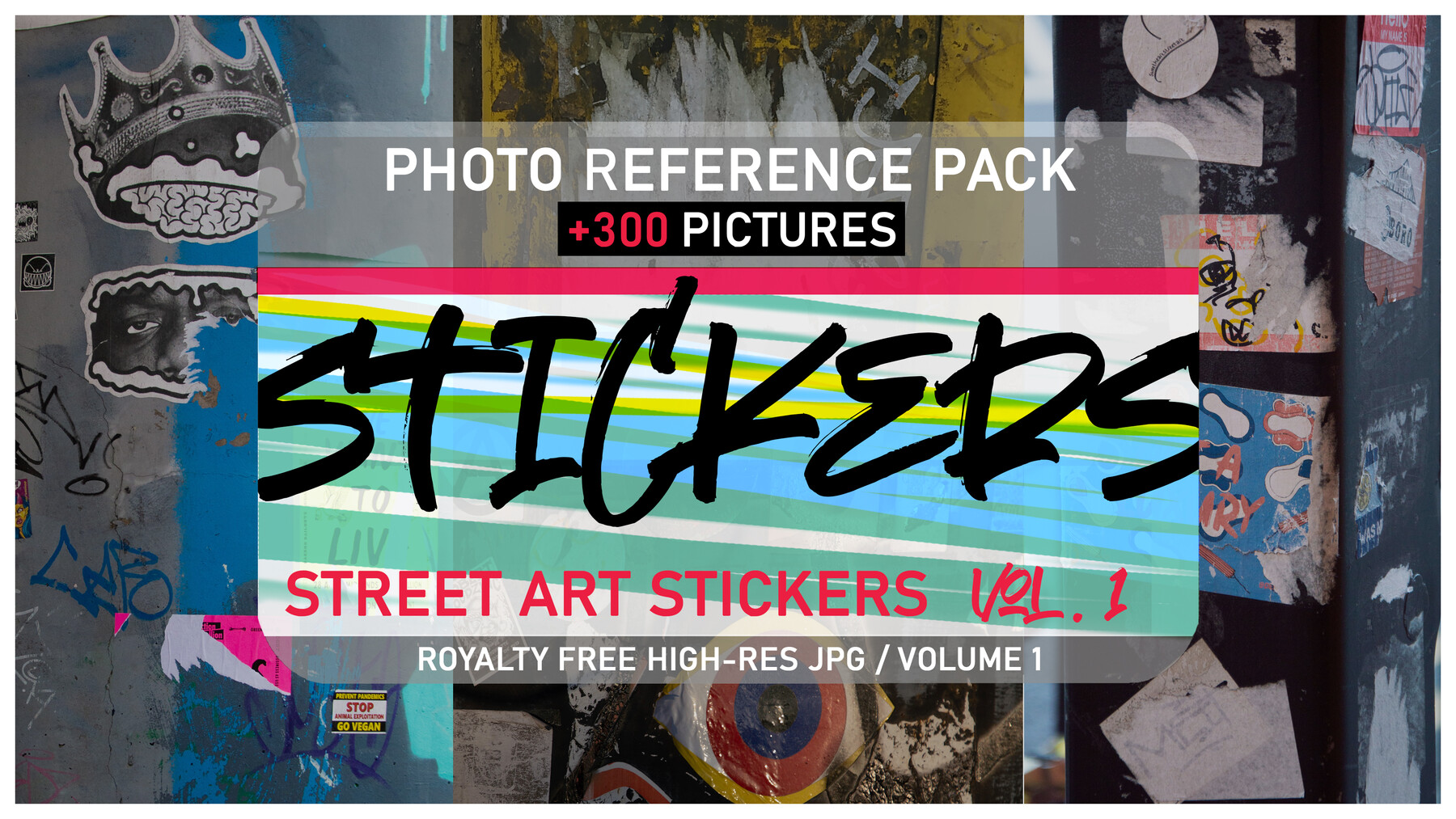 ArtStation - 300+ Street art stickers - Photopack Vol.1 | Resources