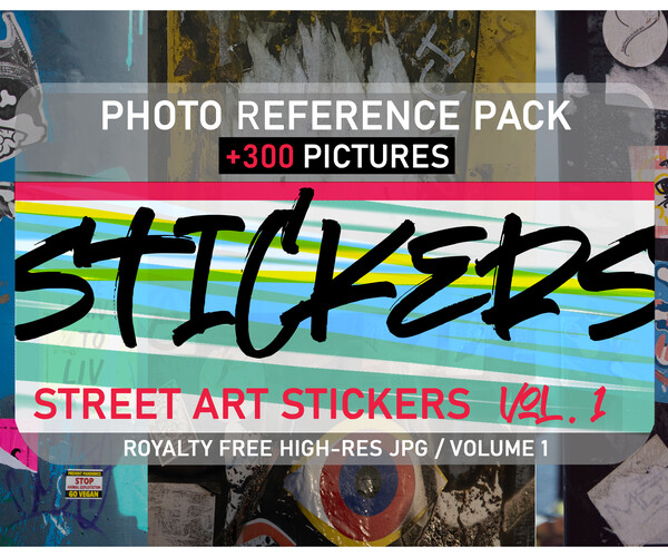 ArtStation - 300+ Street art stickers - Photopack Vol.1 | Resources