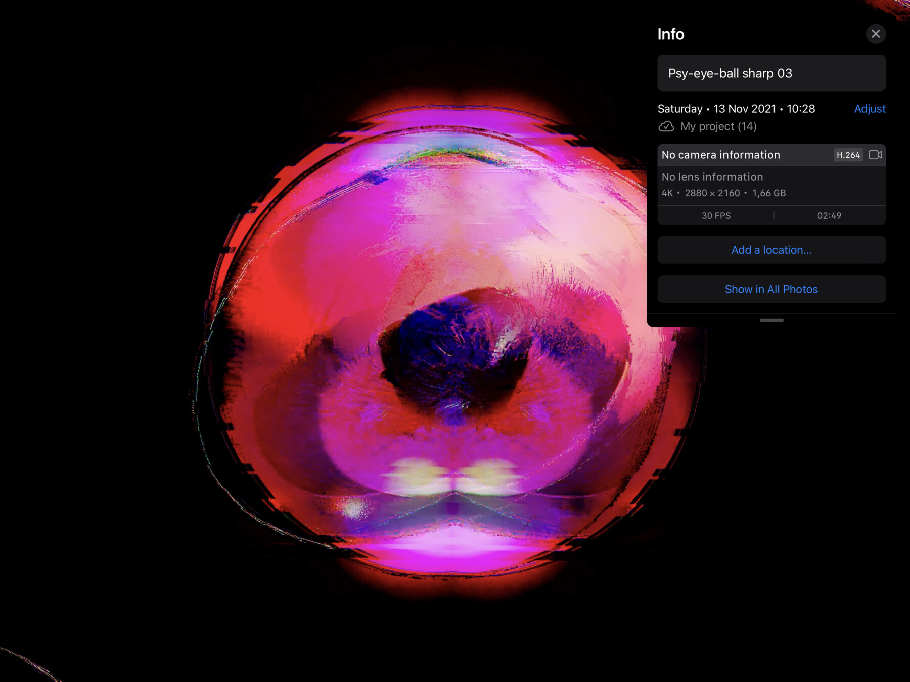 ArtStation - Pack of Visuals - Psy-eye-ball -3- Clips | Resources