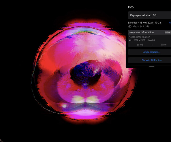 ArtStation - Pack of Visuals - Psy-eye-ball -3- Clips | Resources