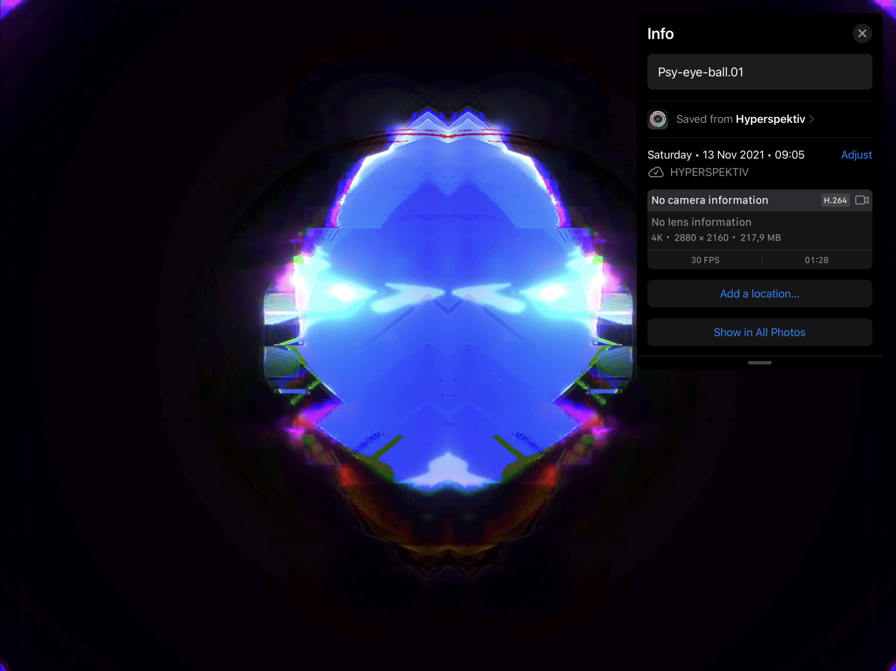 ArtStation - Pack of Visuals - Psy-eye-ball -3- Clips | Resources