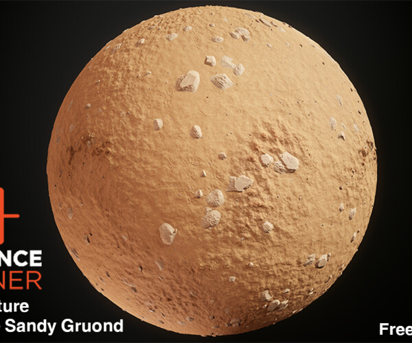 ArtStation - Tillable Sandy Material ( Free Download ) | Game Assets