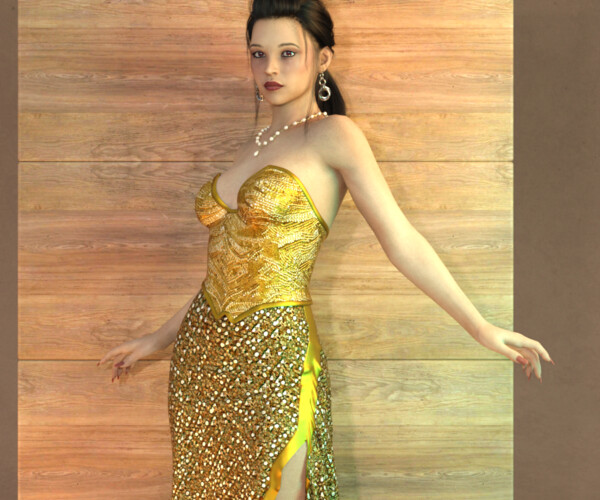 ArtStation - 3D Character Mekha For Genesis 8 Female | Game Assets