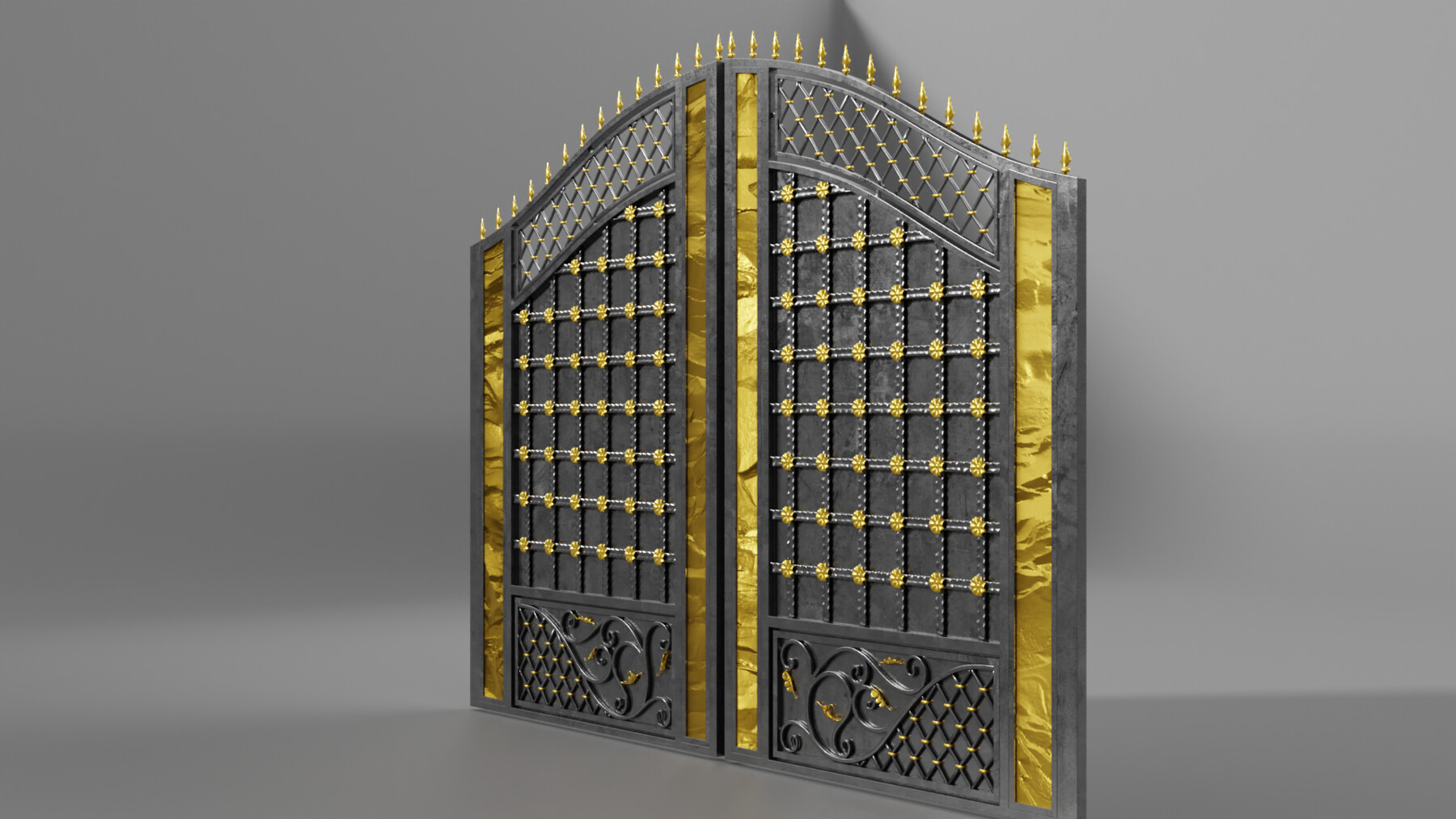 ArtStation - Steel Forged Gate | Game Assets