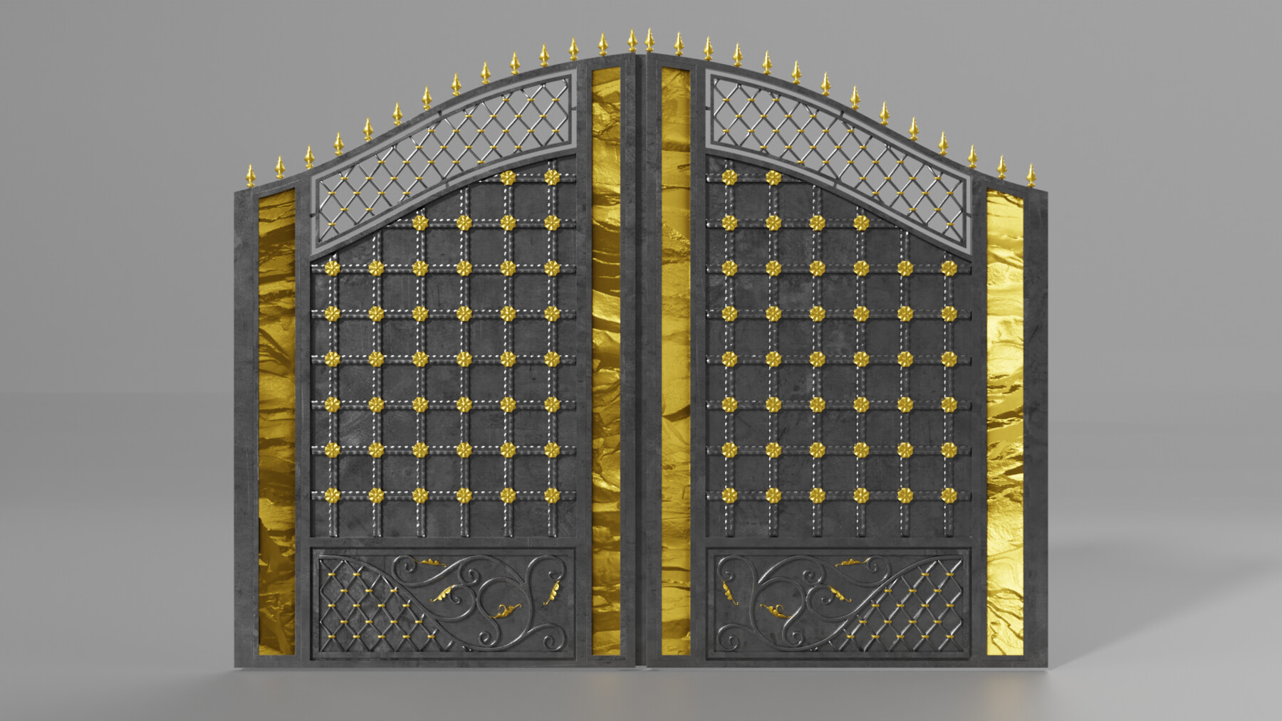 ArtStation - Steel Forged Gate | Game Assets