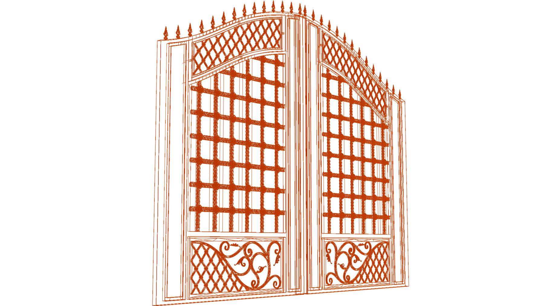 ArtStation - Steel Forged Gate | Game Assets