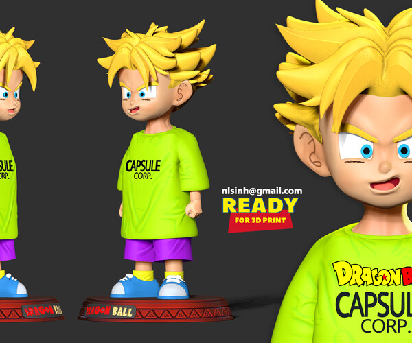 ArtStation - Kid Trunks - Dragon Ball | Resources