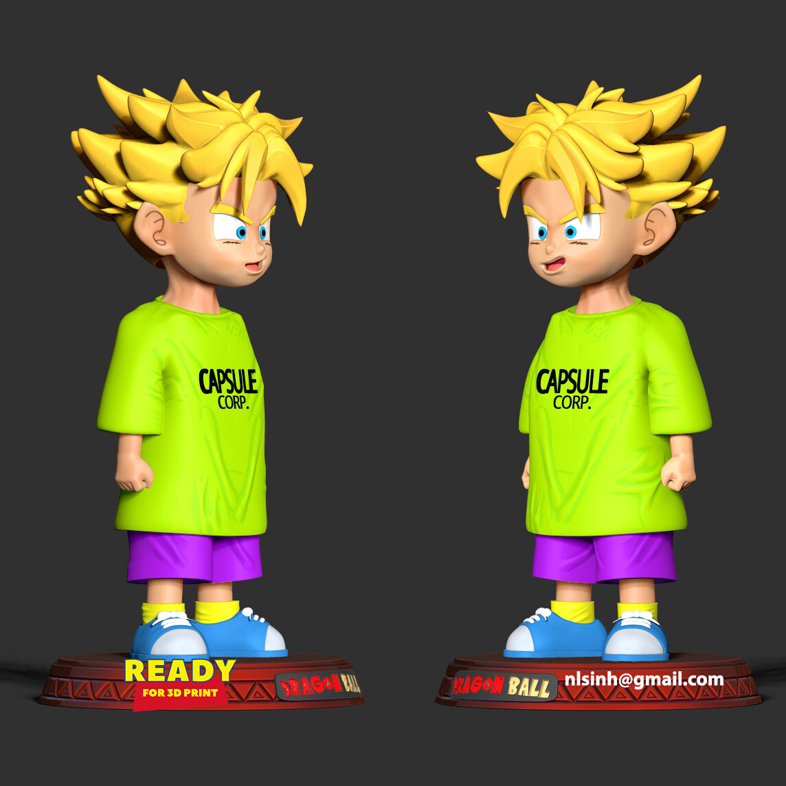 ArtStation - Kid Trunks - Dragon Ball | Resources