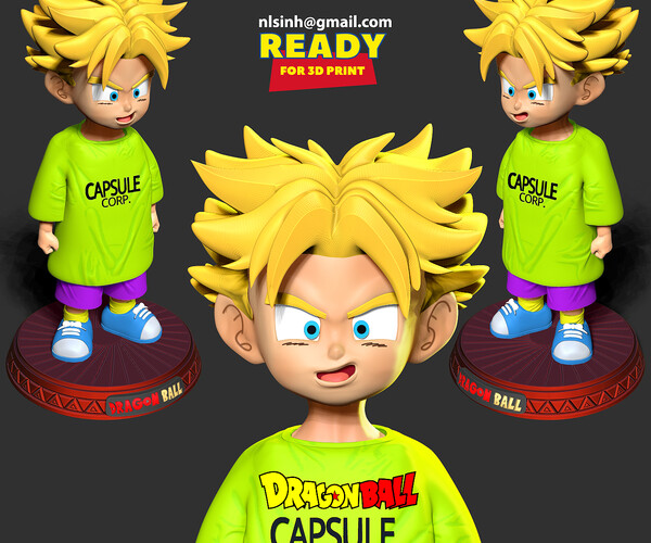 ArtStation - Kid Trunks - Dragon Ball | Resources