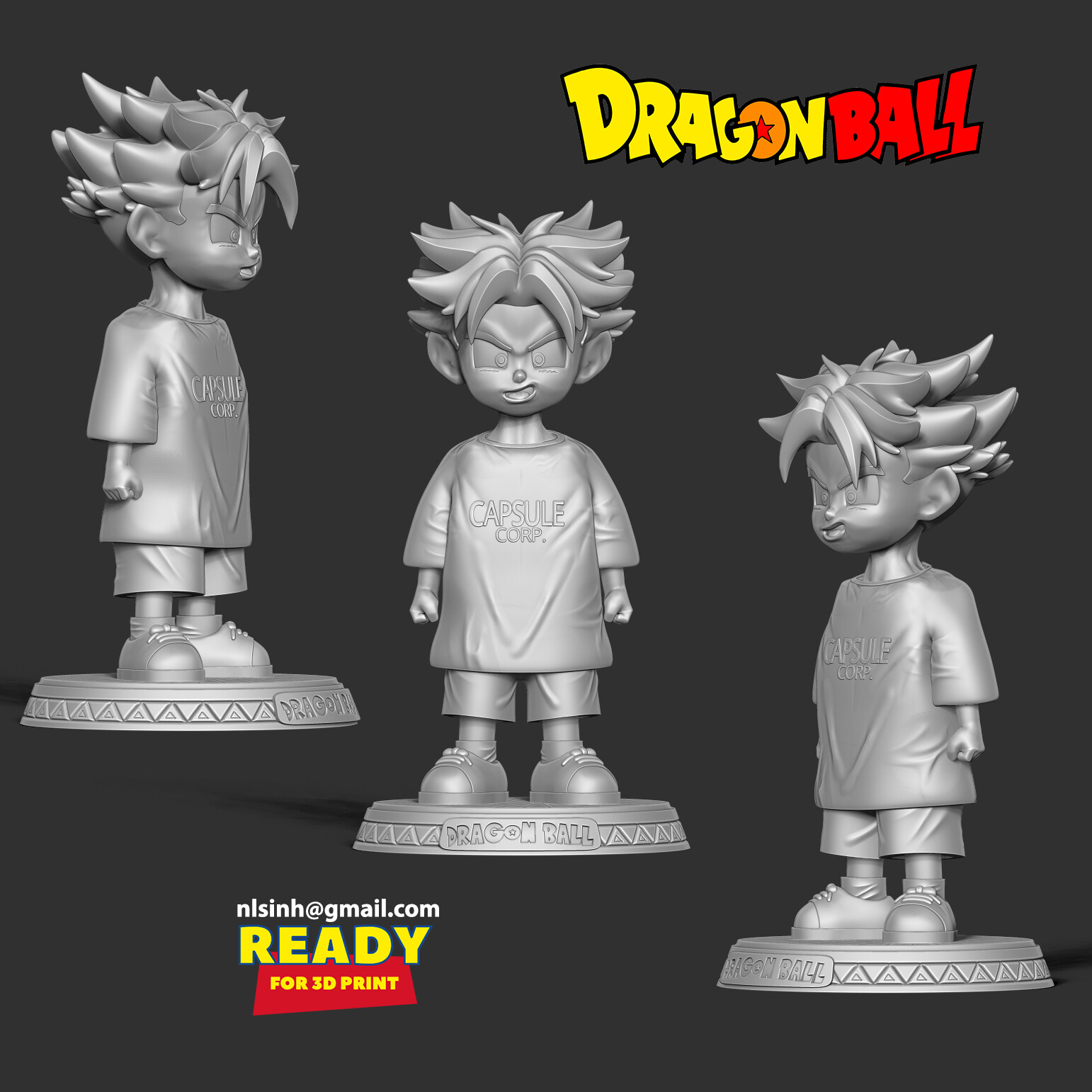 ArtStation - Kid Trunks - Dragon Ball | Resources
