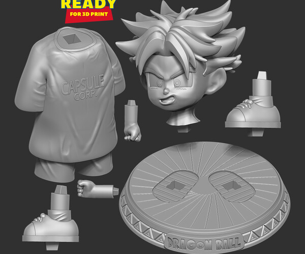 ArtStation - Kid Trunks - Dragon Ball | Resources