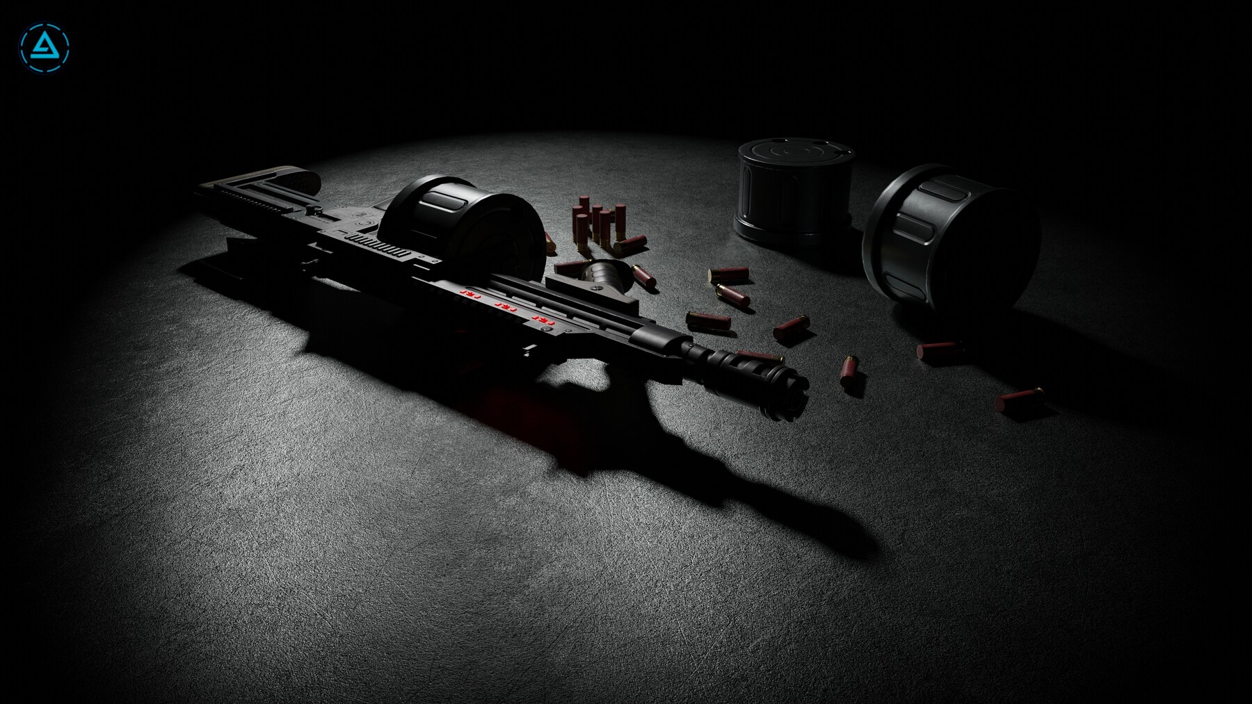 ArtStation - Corpse Sweeper Semi-Automatic Shotgun | Game Assets