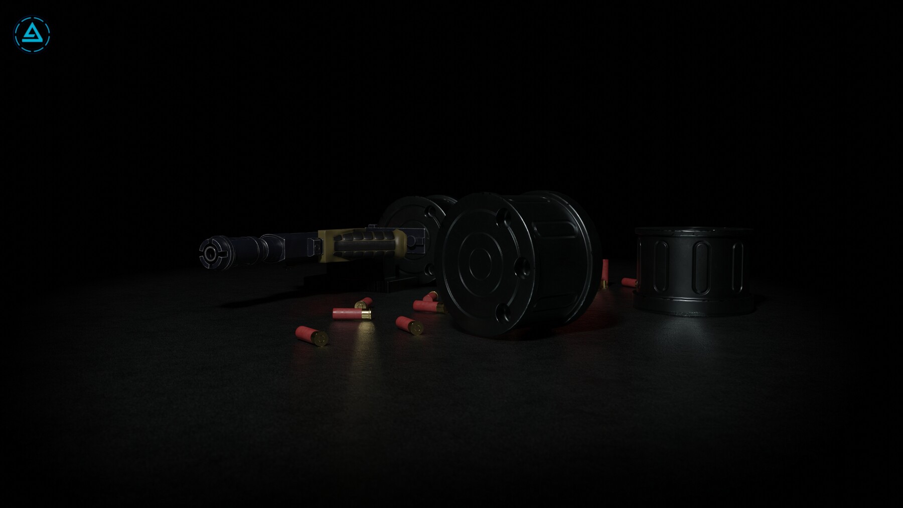 ArtStation - Corpse Sweeper Semi-Automatic Shotgun | Game Assets