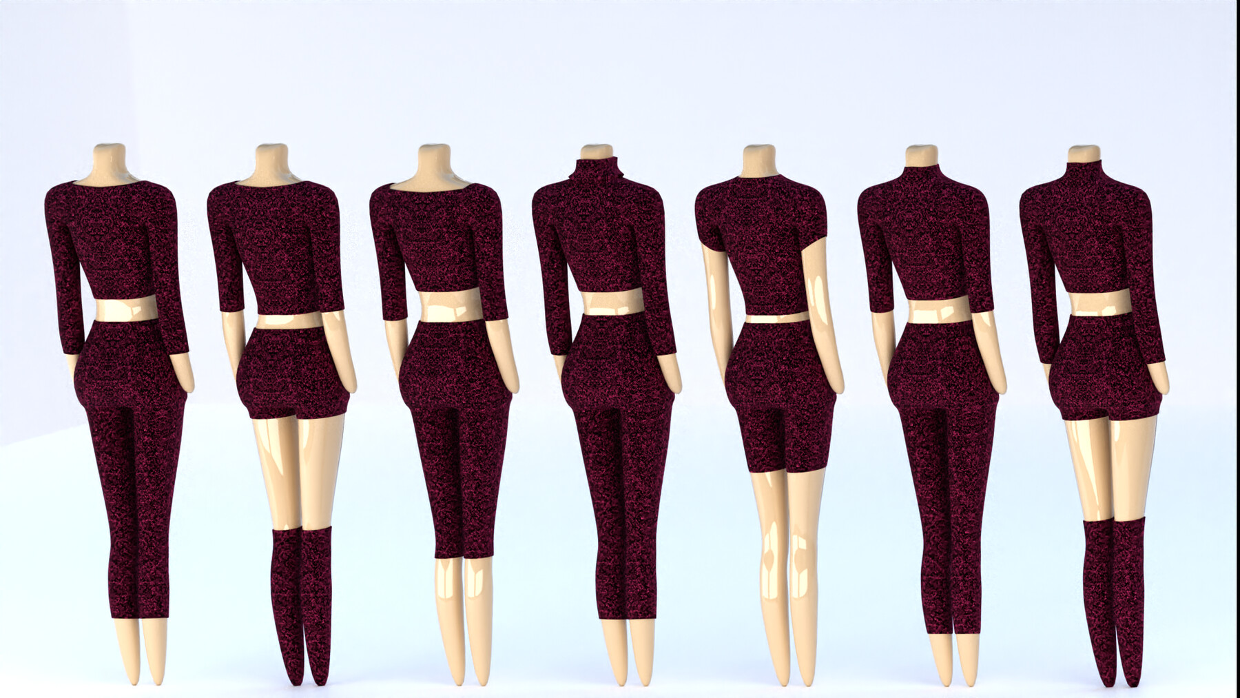 ArtStation - Outfit Pack of 7 - Clothing Series 2.8 - .blend file ...