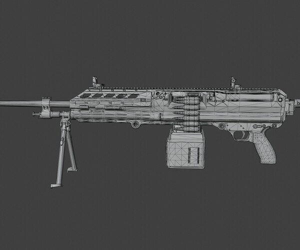 ArtStation - Sig MG338 LMG68 | Game Assets
