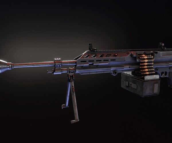 ArtStation - Sig MG338 LMG68 | Game Assets
