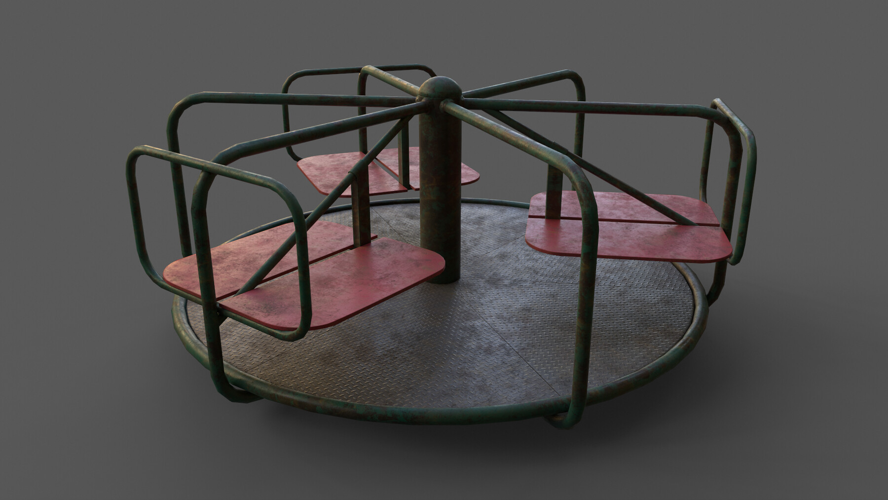 ArtStation - PBR Merry Go Round Roundabout C | Game Assets