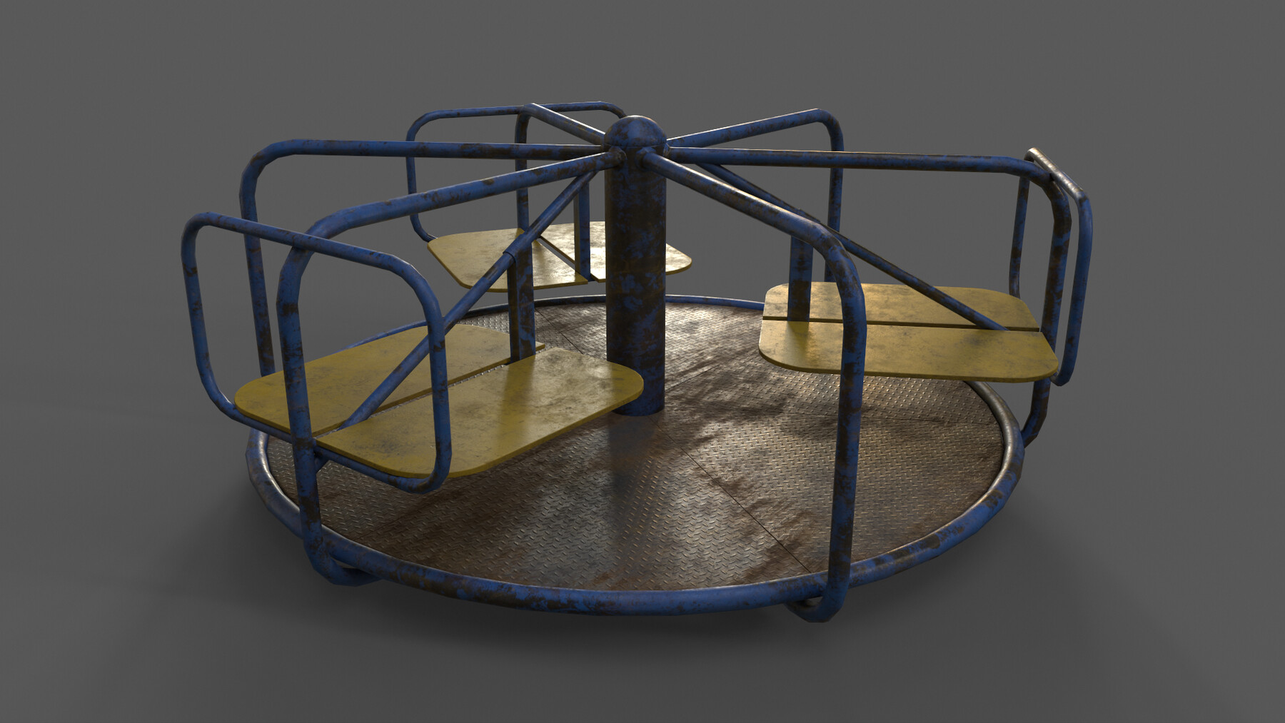 ArtStation - PBR Merry Go Round Roundabout C | Game Assets