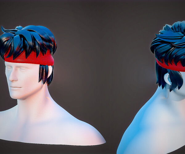 ArtStation - Male hair pack | Game Assets