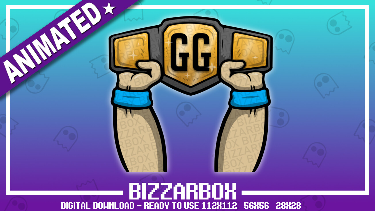 ArtStation - Animated Twitch Emote: GG Belt | Artworks