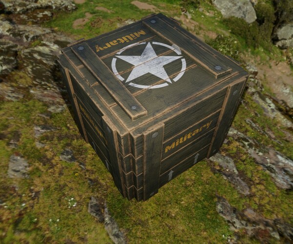 ArtStation - military ammo box | Game Assets
