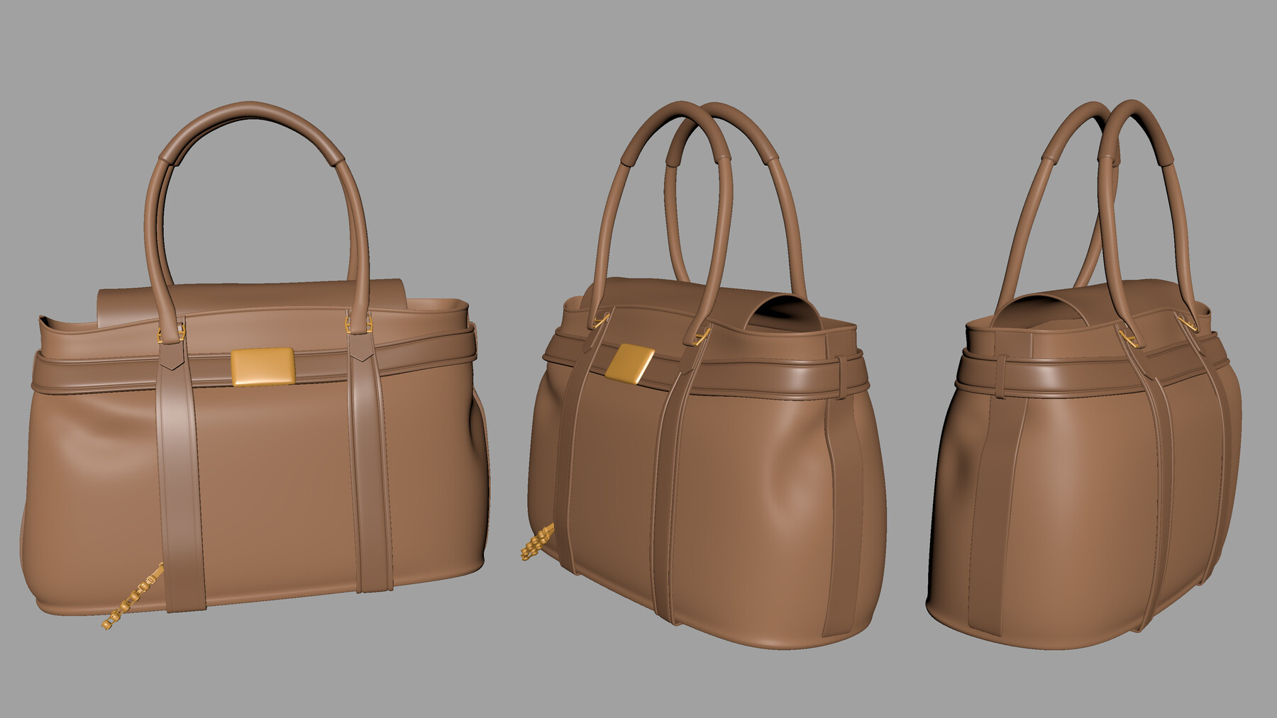 ArtStation - Ladies Shoulder Bag B model | Resources