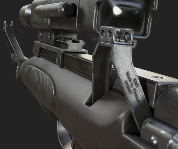 ArtStation - M82 Assault rifle | Game Assets