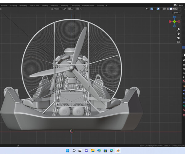 ArtStation - Futuristic Military Airboat | Resources