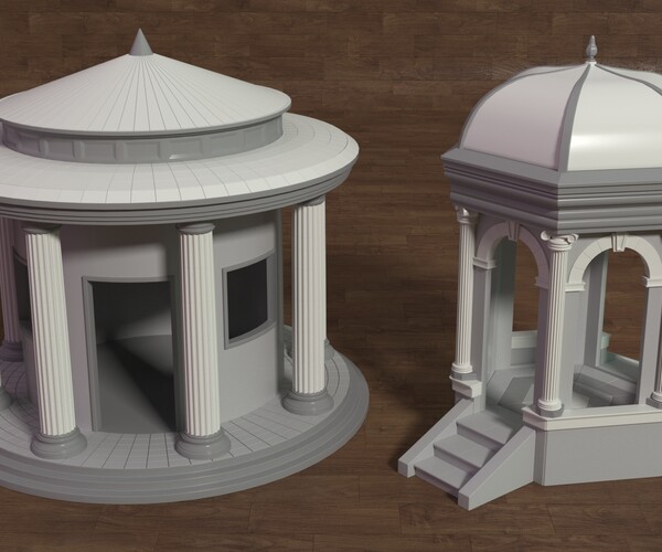 ArtStation - Rotundas - 16 pieces | Resources