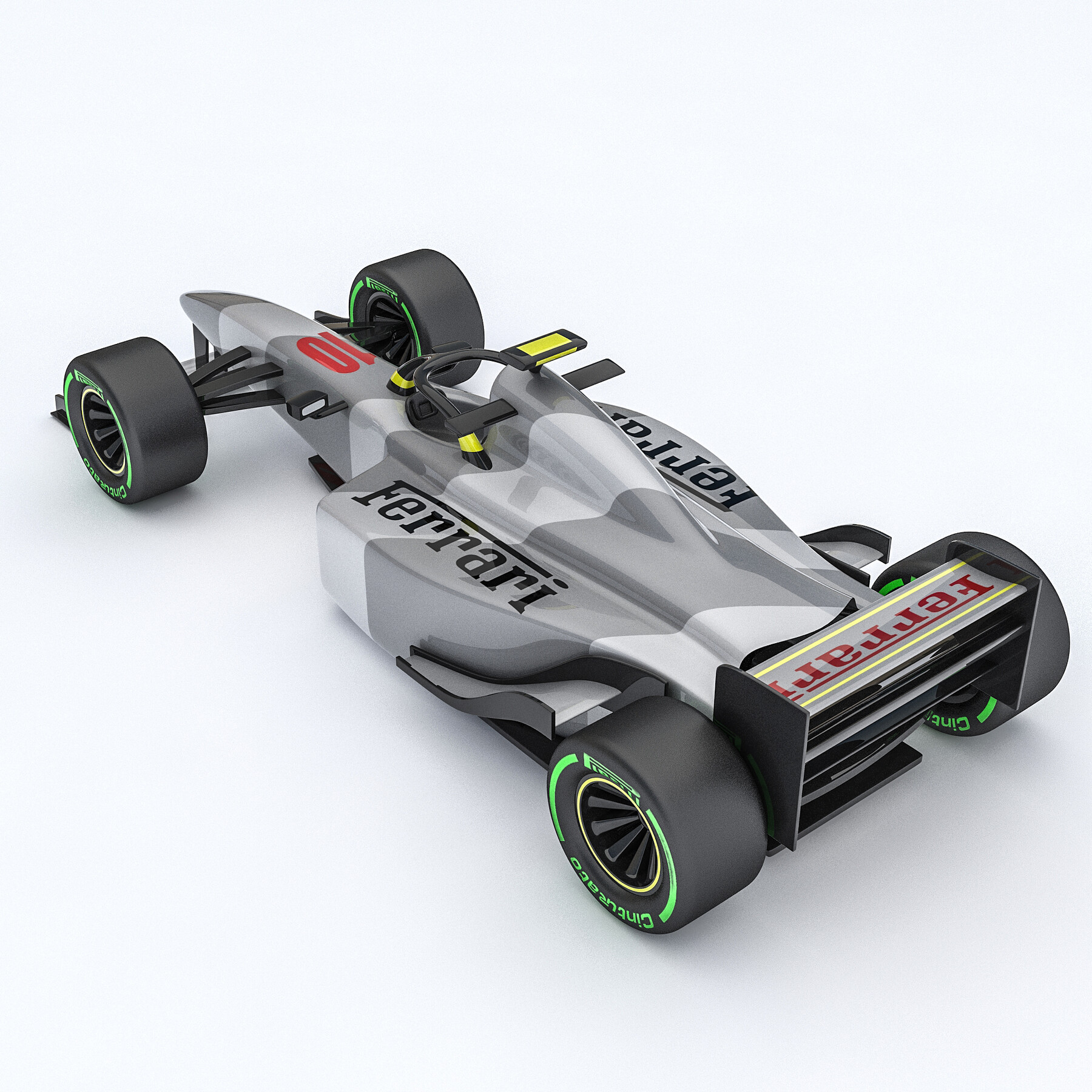 ArtStation - 3D Formula 1 car model 04 | Game Assets