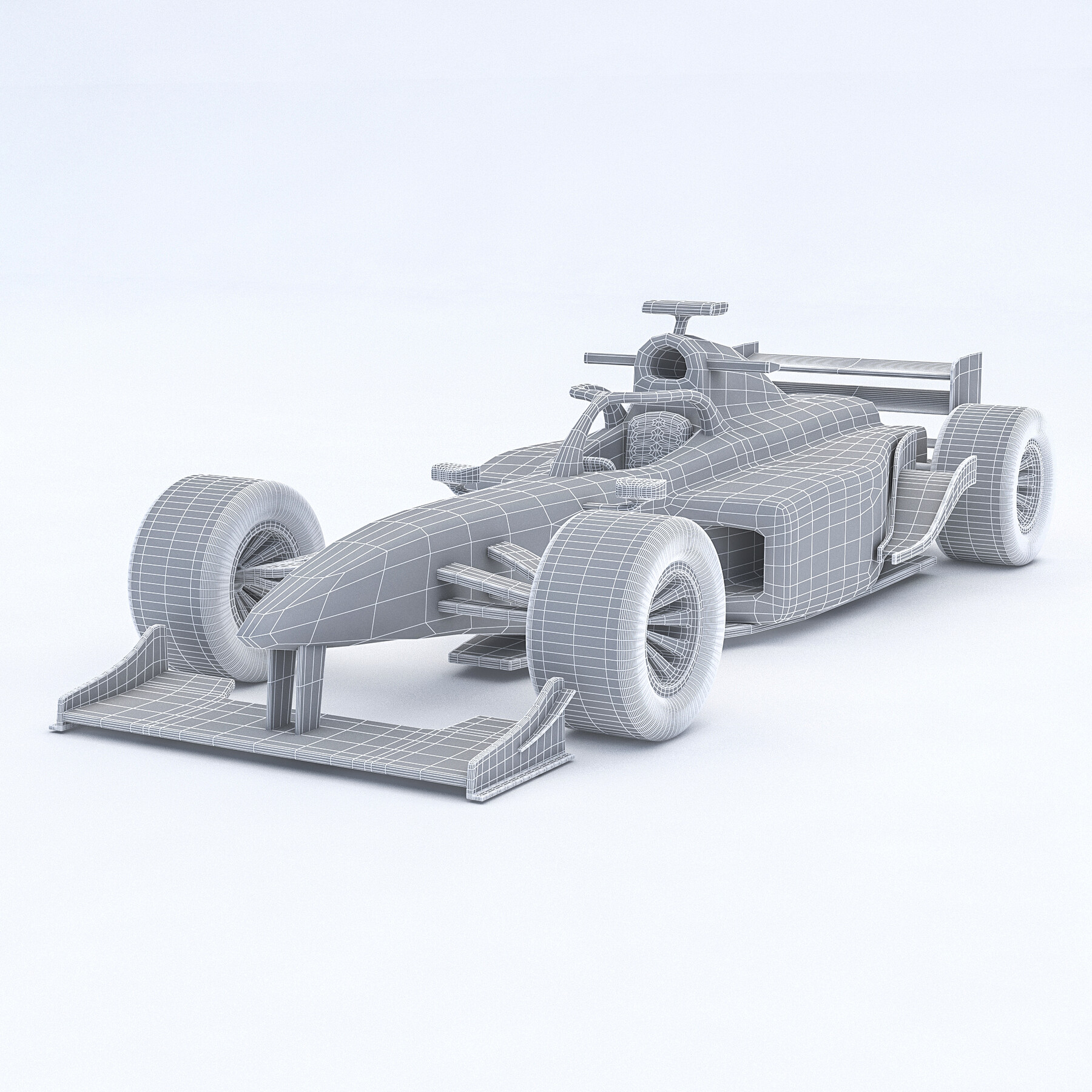 ArtStation - 3D Formula 1 car model 04 | Game Assets