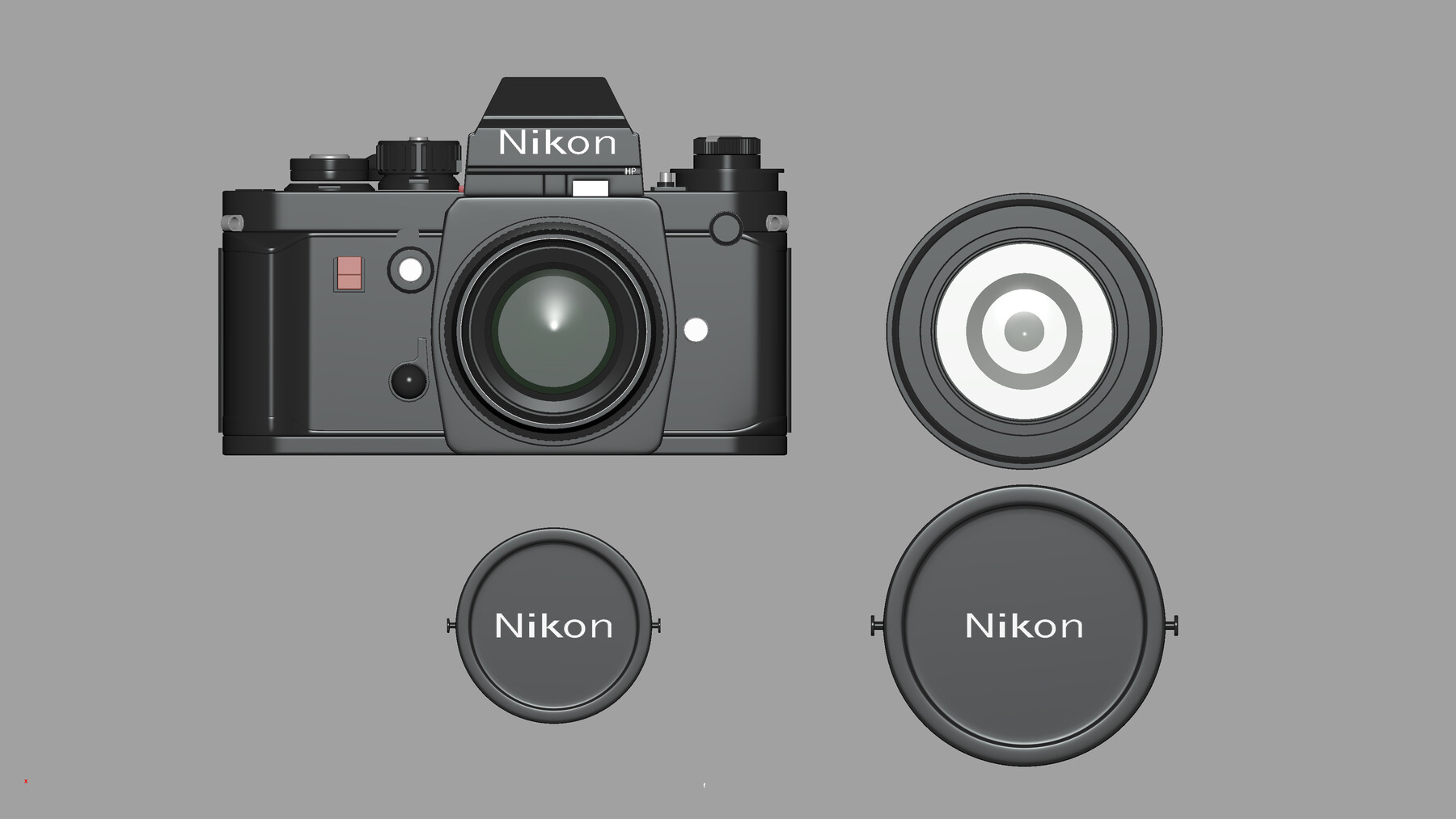 ArtStation - Nikon F3_film with Lens camera | Resources