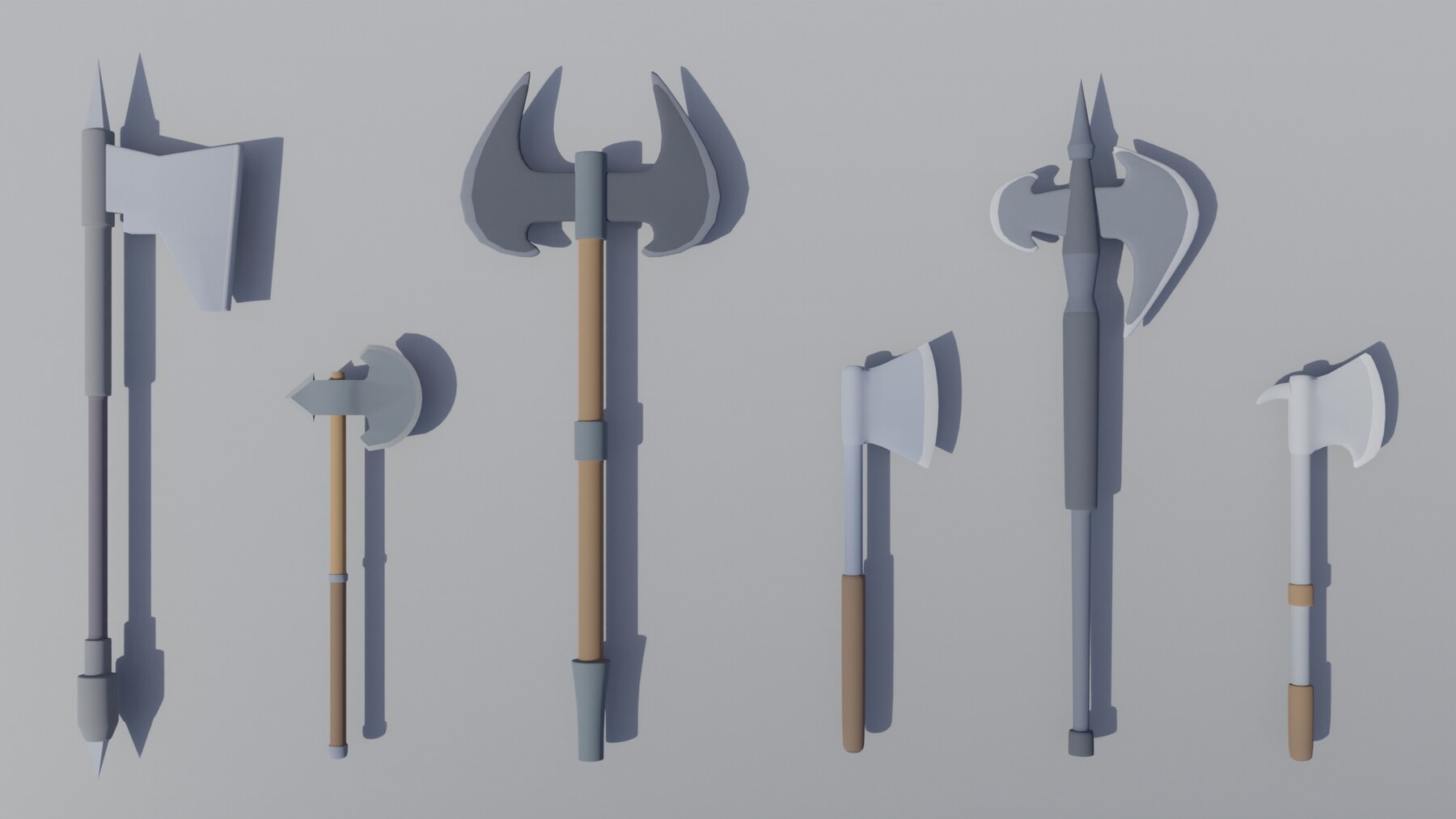 ArtStation - Low-poly Medieval Weapons | Game Assets
