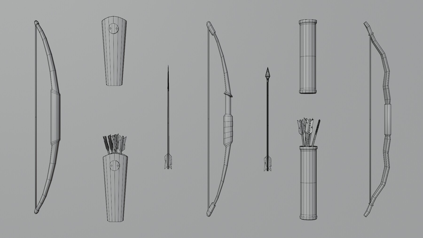 ArtStation - Low-poly Medieval Weapons | Game Assets