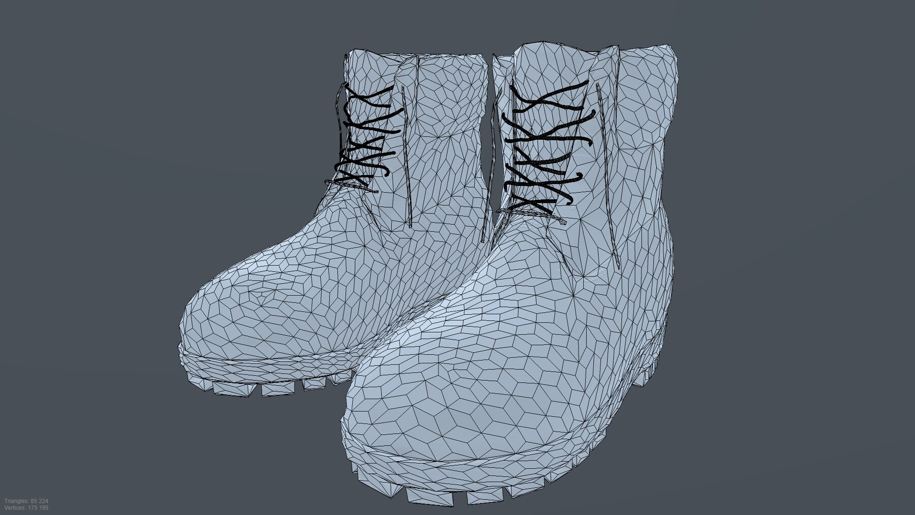 ArtStation - TIMBERLAND STYLISED SHOES low-poly PBR | Game Assets