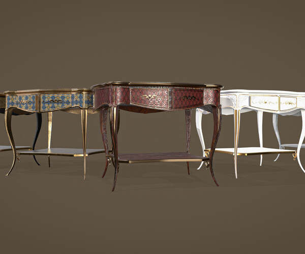 ArtStation - PBR game ready 3D model of table | Game Assets