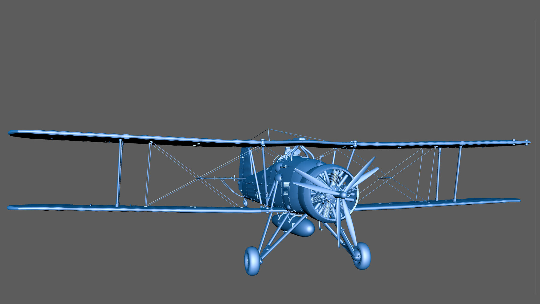 ArtStation - old style double wings airplane | Resources