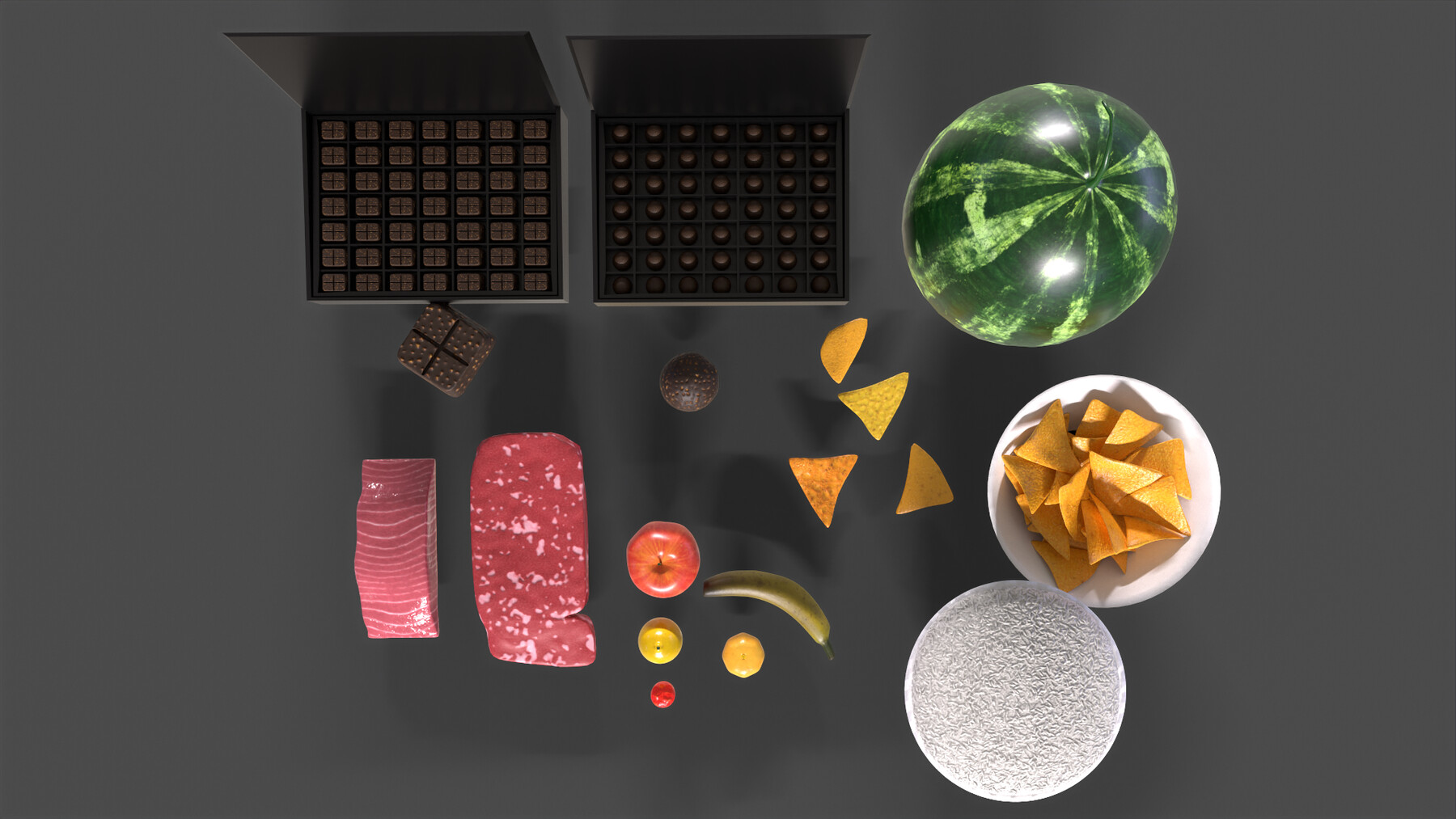 ArtStation - Vegetable Foods Meats and Others Collection | Game Assets