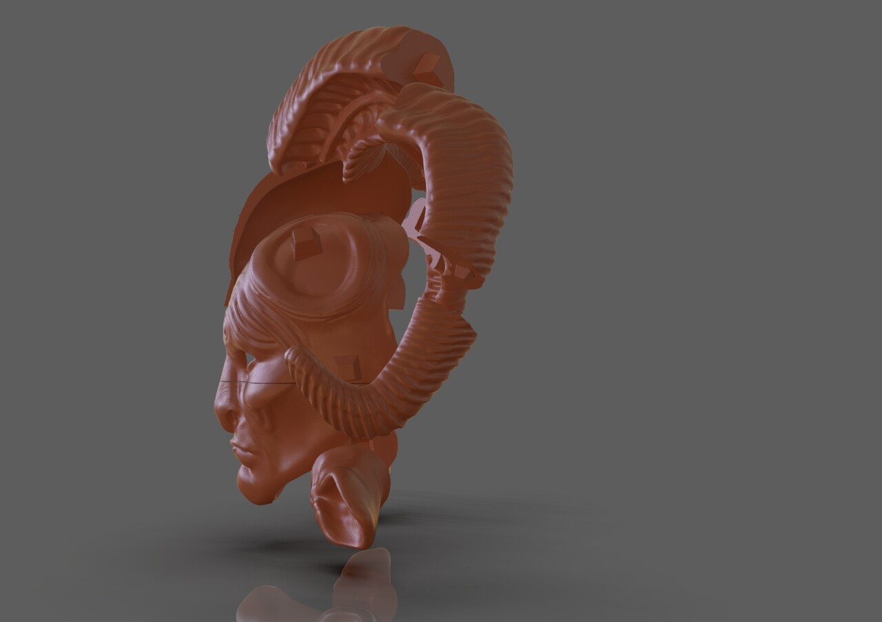 ArtStation - Pans Labyrinth Mask | Game Assets