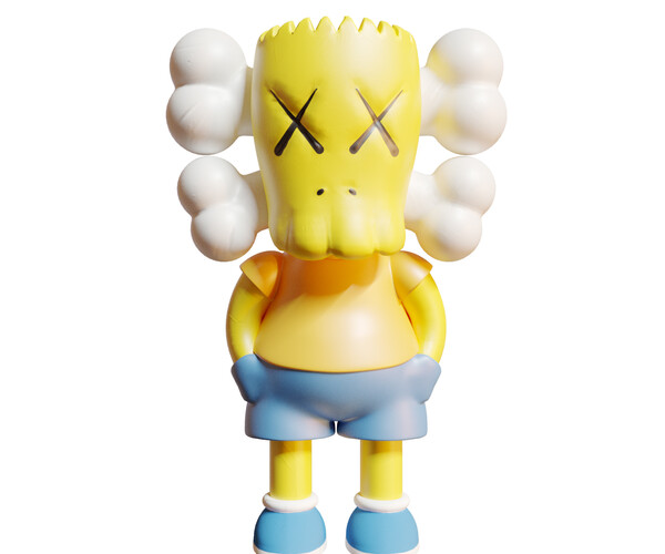 ArtStation - KAWS Bart Kimpson | Resources