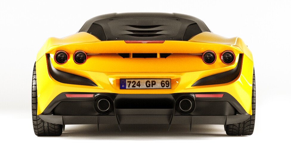 ArtStation - Ferrari F8 Tributo | Resources