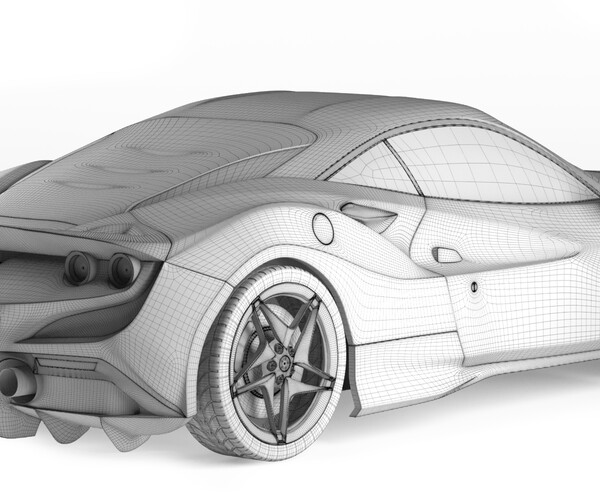 ArtStation - Ferrari F8 Tributo | Resources