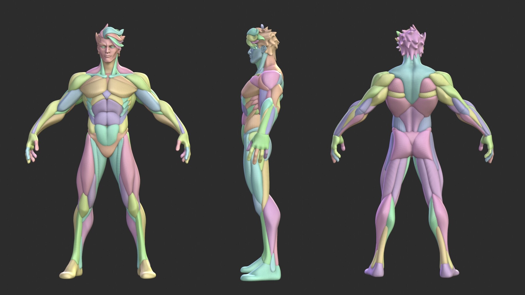 ArtStation - Stylized Warrior Anatomy | Resources