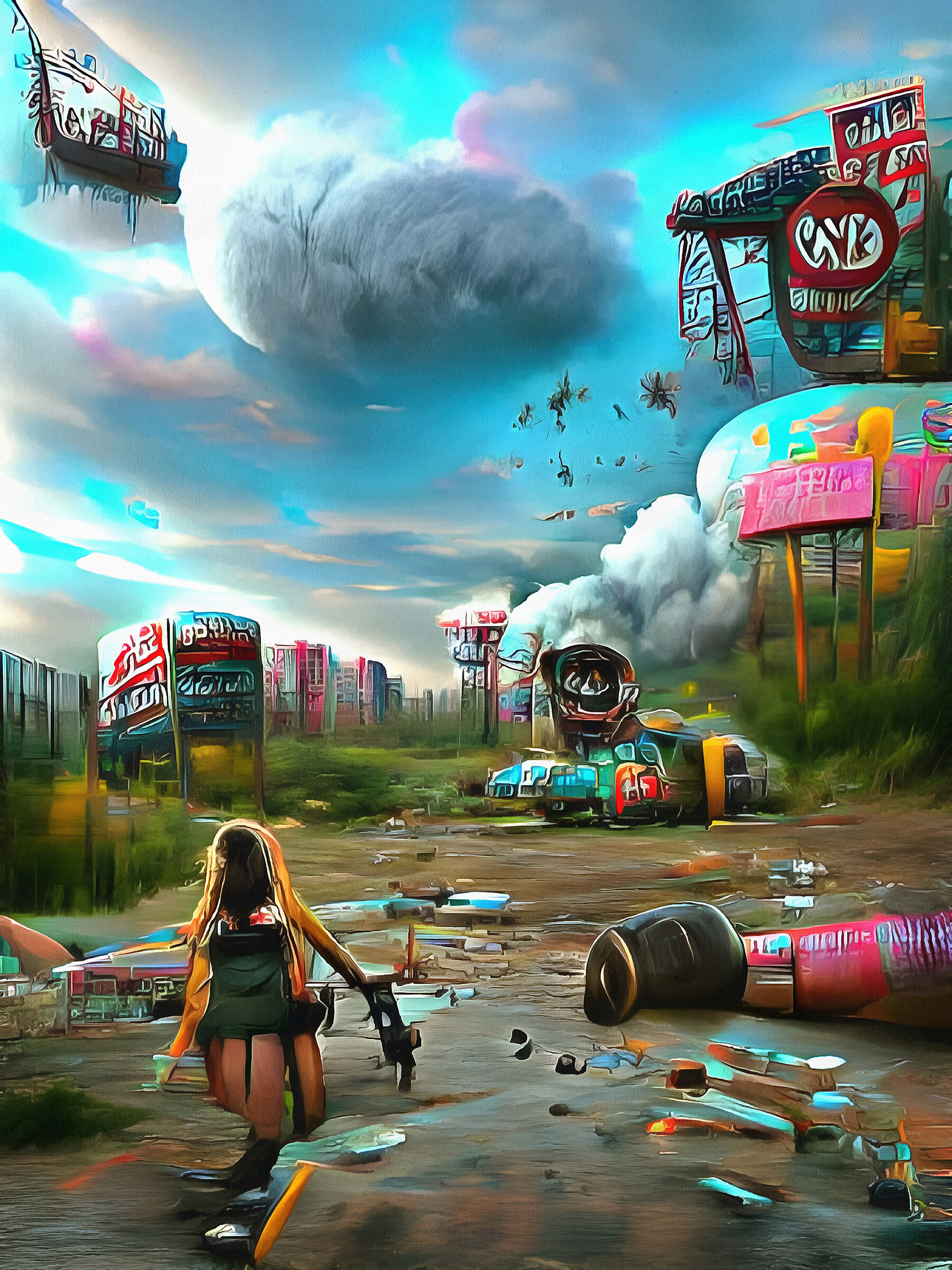 ArtStation - Dystopian Evening | Artworks