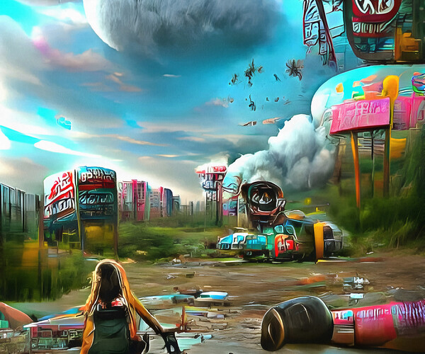 ArtStation - Dystopian Evening | Artworks