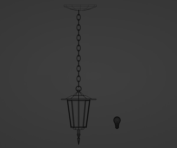 ArtStation - Hanging lantern | Game Assets