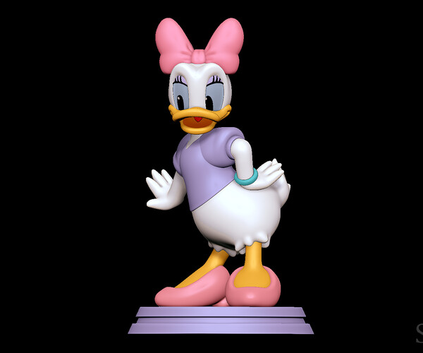 ArtStation - Daisy Duck 3D print model | Resources
