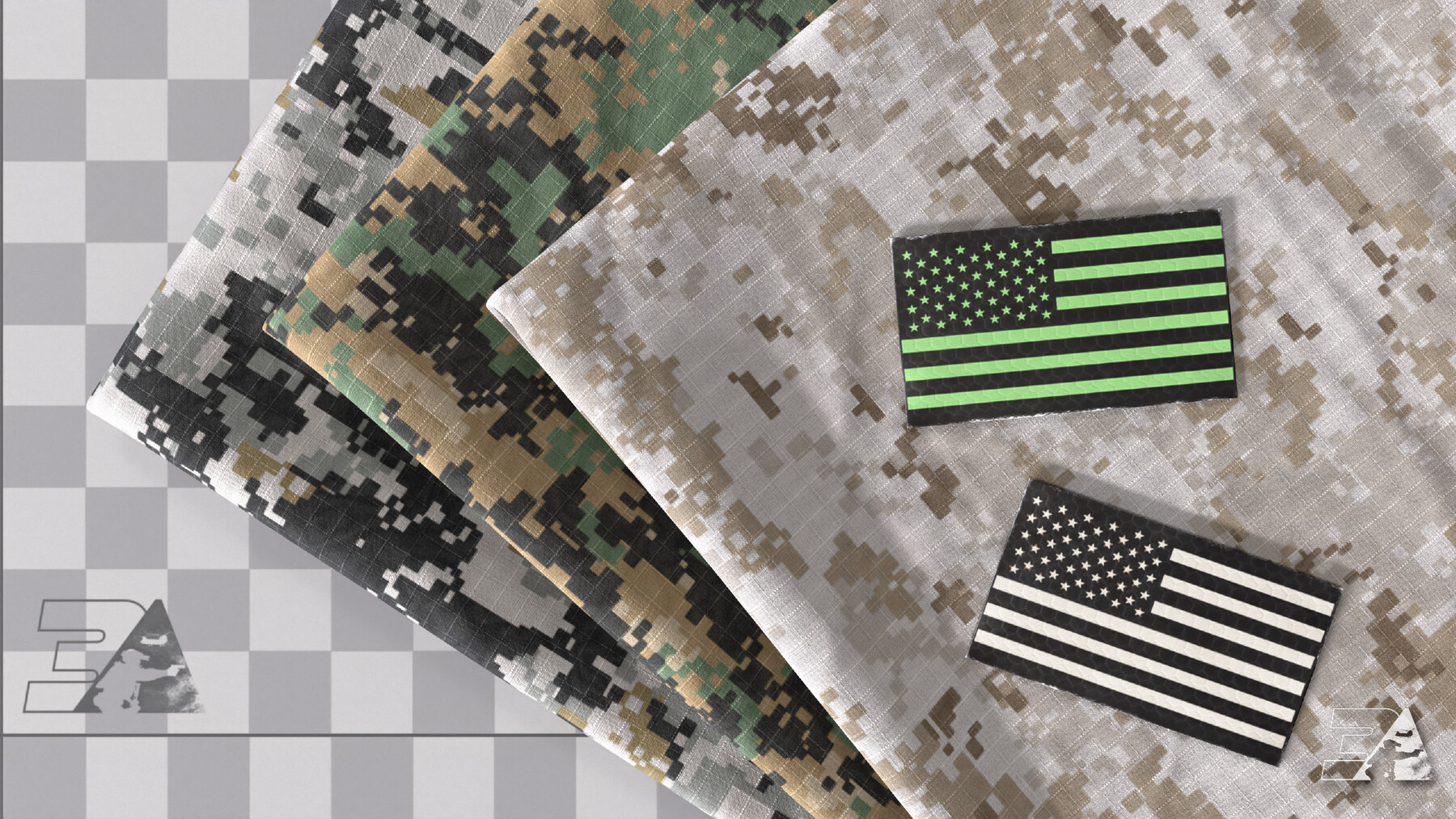 ArtStation - USMC Camo Generator | Game Assets