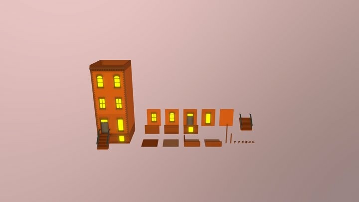 ArtStation - Modular Building (Low Poly) | Resources